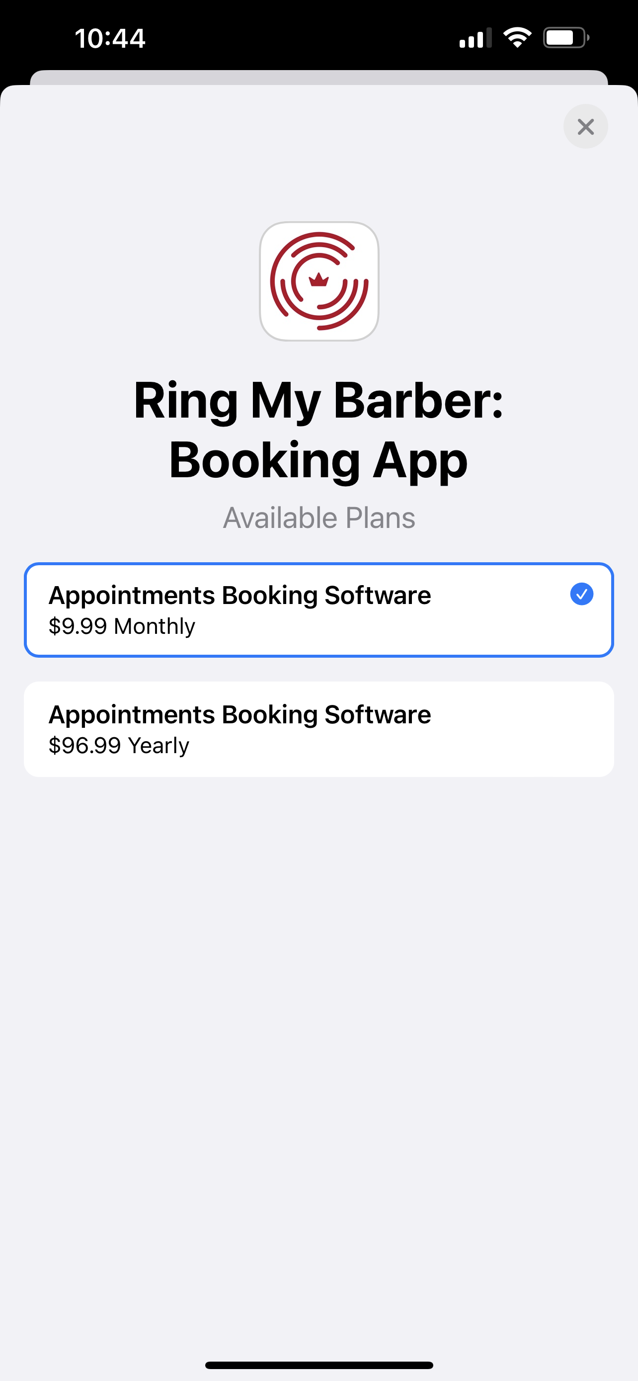 Change your subscription from a Monthly to a Yearly and save big
